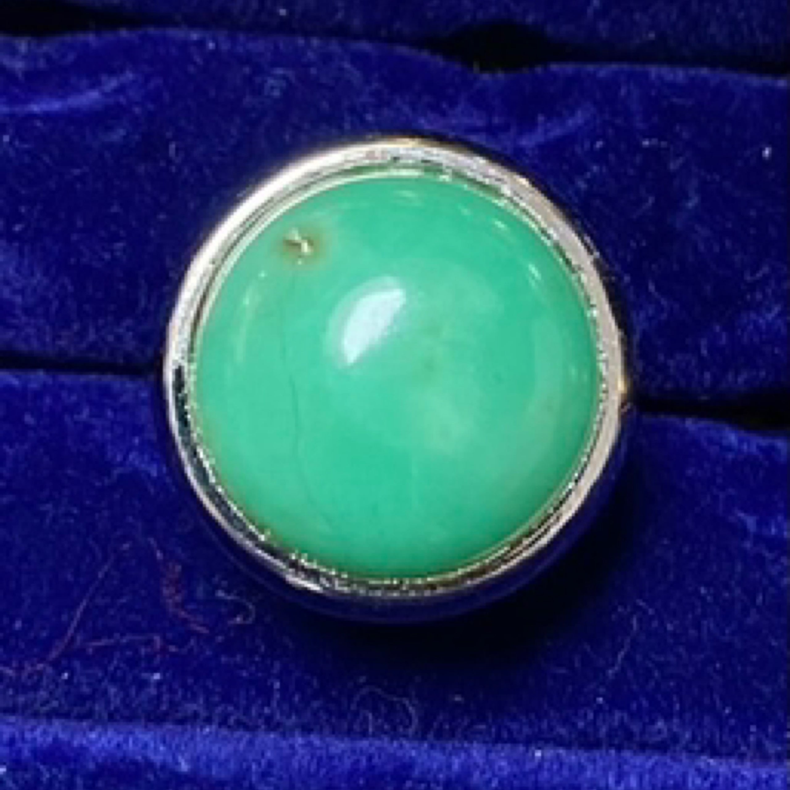 16mm Chrysoprase Gemtip | Raindrop Harmonics