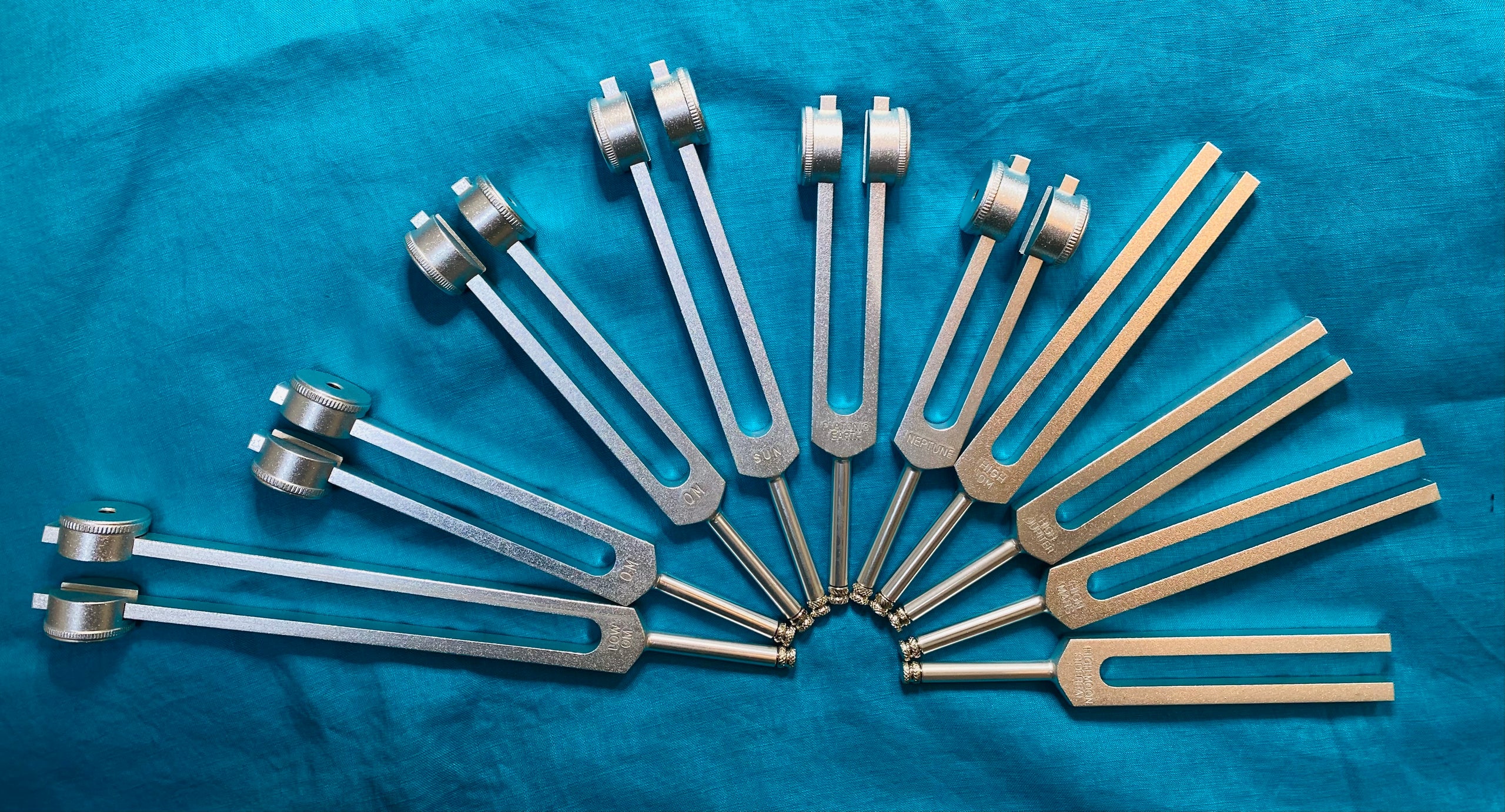 Planetary Classic Bored Tuning Forks | Raindrop Harmonics Planetary Classic Bored Tuning Forks | Raindrop Harmonics